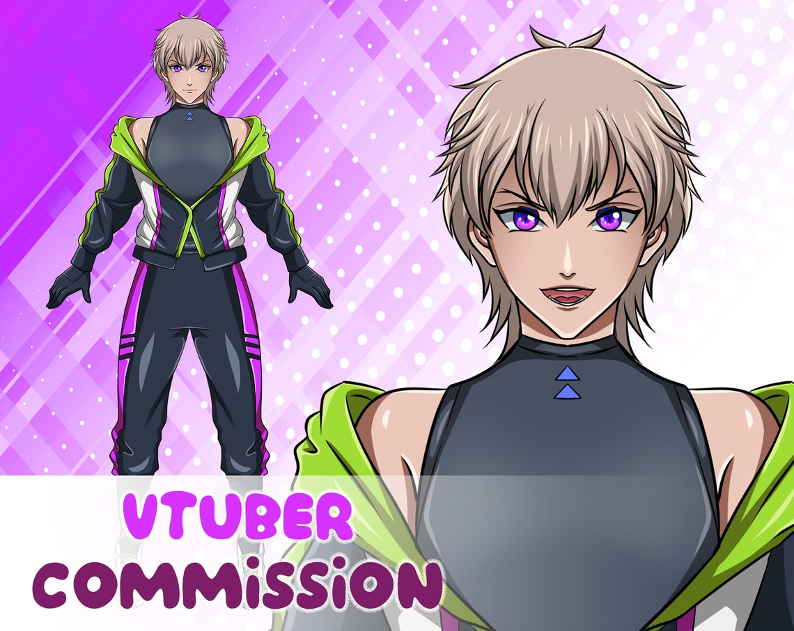 Vtuber Model Custom LIVE2D Vtuber Commission Vtuber Design - Etsy