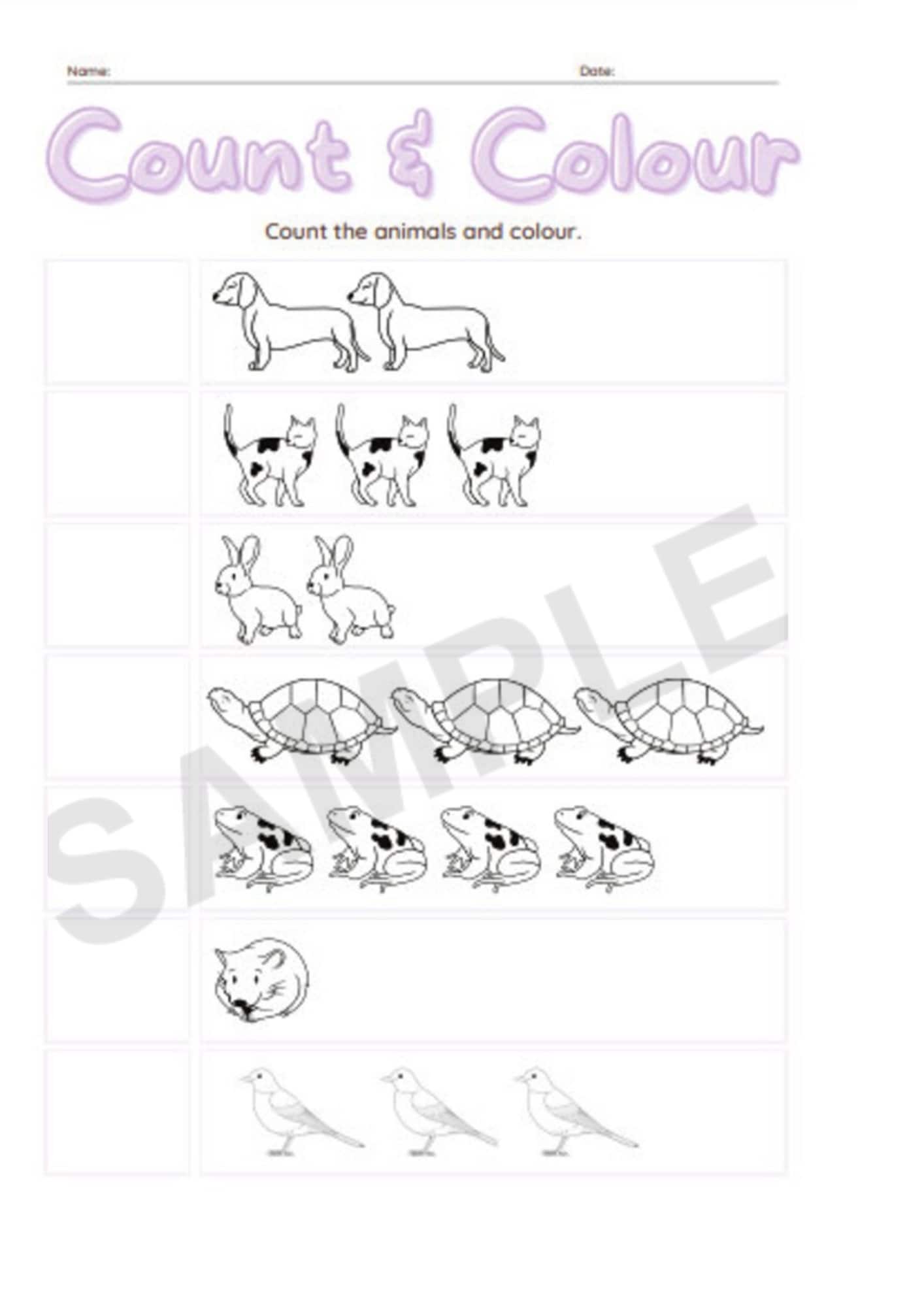 Printable Worksheet - Etsy