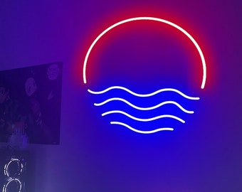 Sunset Neon Sign - Etsy