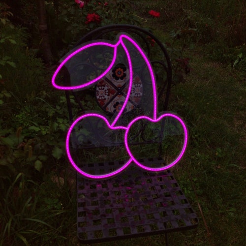 Neon Sign Light Custom Personalizedy Cherry Visual Art Club - Etsy