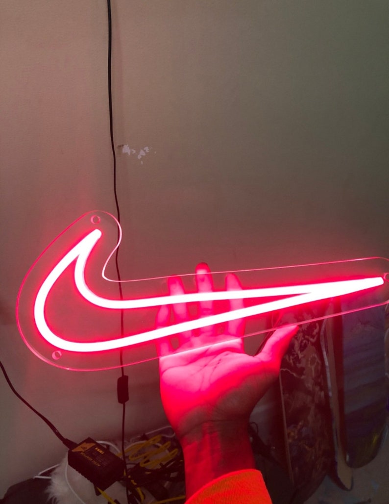 Nike Logo Neon Sign Nike Neon Light Handmade Neon Sign - Etsy