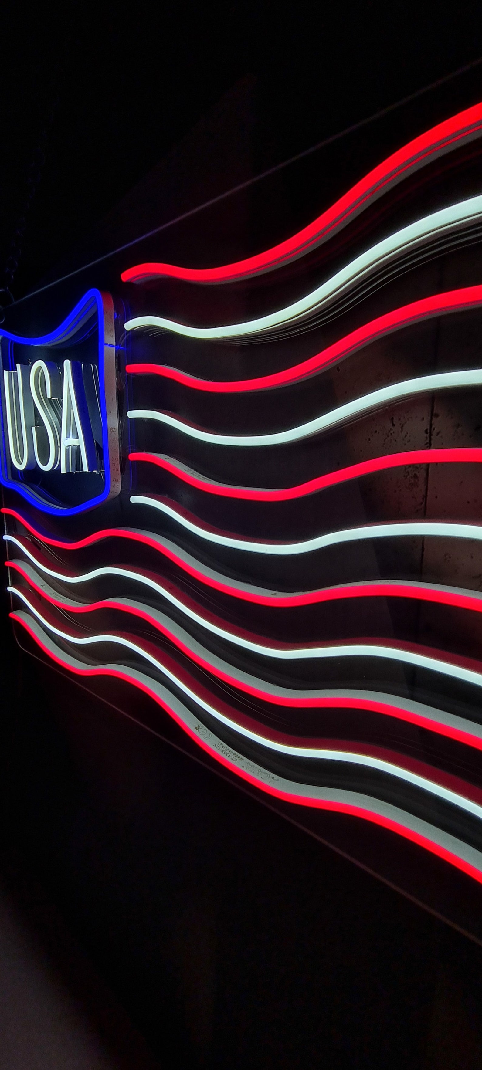 USA Flag Neon Sign Usa Flag Neon Light LED Neon Sign - Etsy