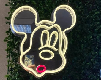 Mickey Mouse Neon Sign - Etsy