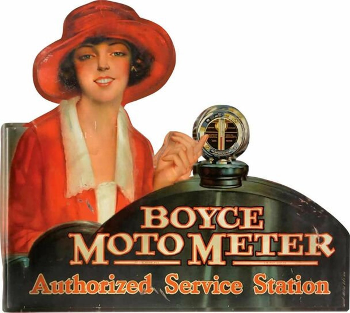 Boyce Motometer Advertising Laser Cut Metal Sign - Etsy