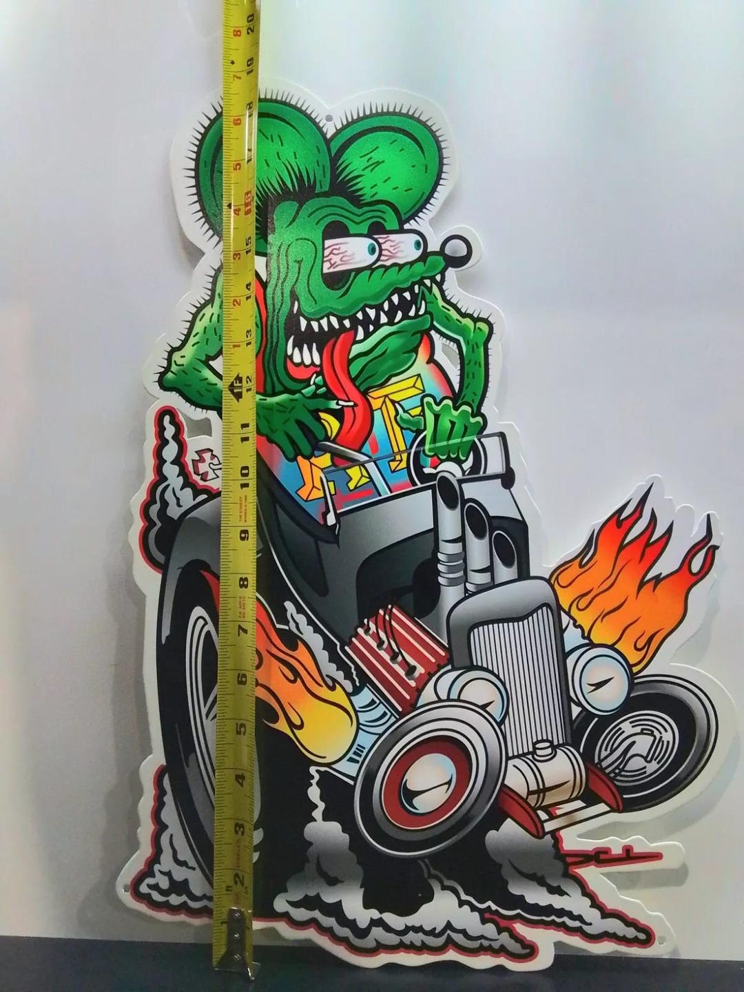 Rat Fink Plasma Cut Metal Sign 19" X 12.5" - Etsy