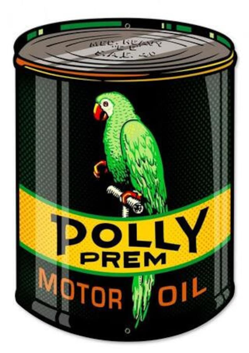 Motor Oil Can Metal Sign - Etsy