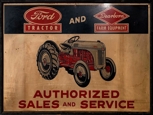 Ford Tractor / Dearborn Equipment Metal Advertisement Sign - Etsy