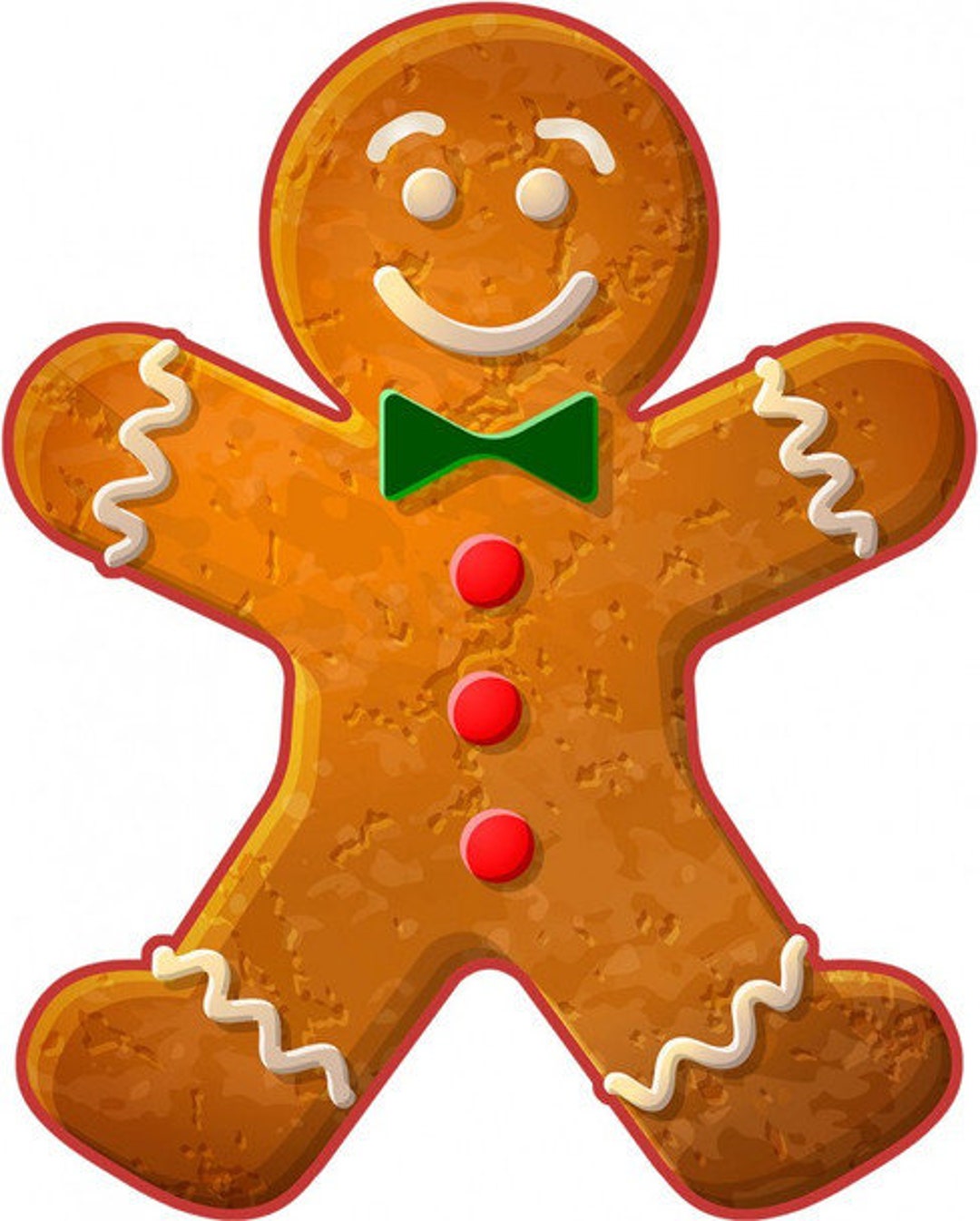 Gingerbread Christmas Cookie Plasma Cut Metal Sign - Etsy