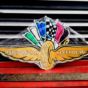 Indianapolis Motor Speedway Faux Neon Laser Cut Metal Sign ( NOT A REAL ...