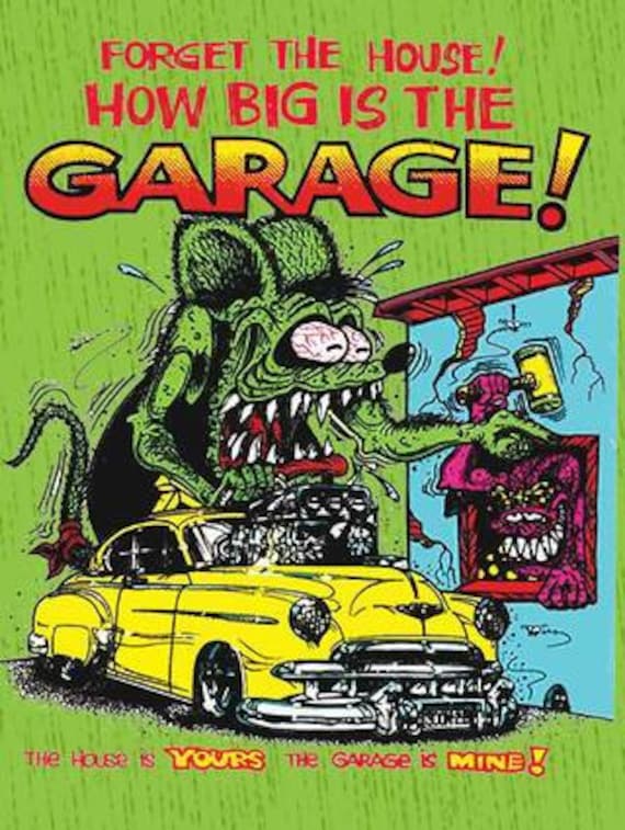 Rat Fink Forget the House - Etsy
