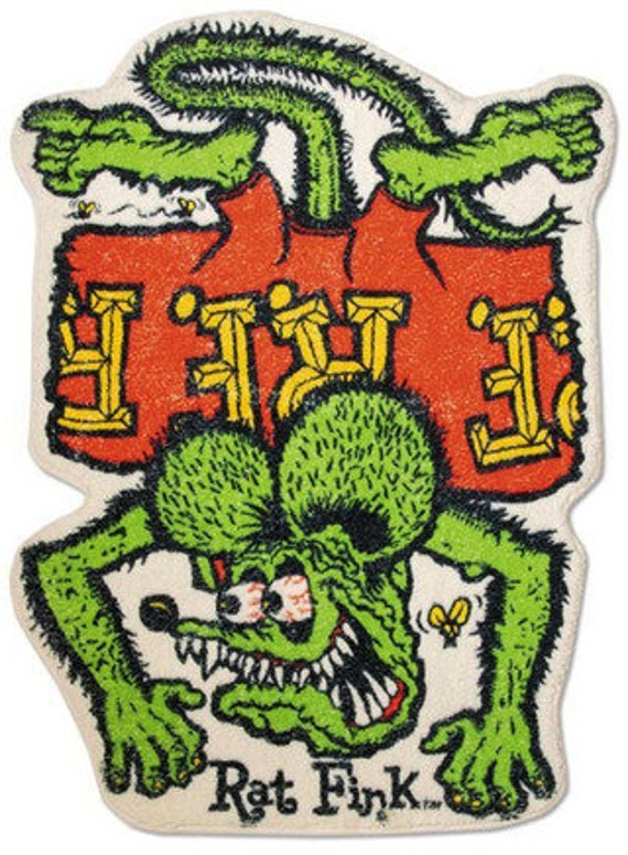 Rat Fink Floor Mat - Etsy