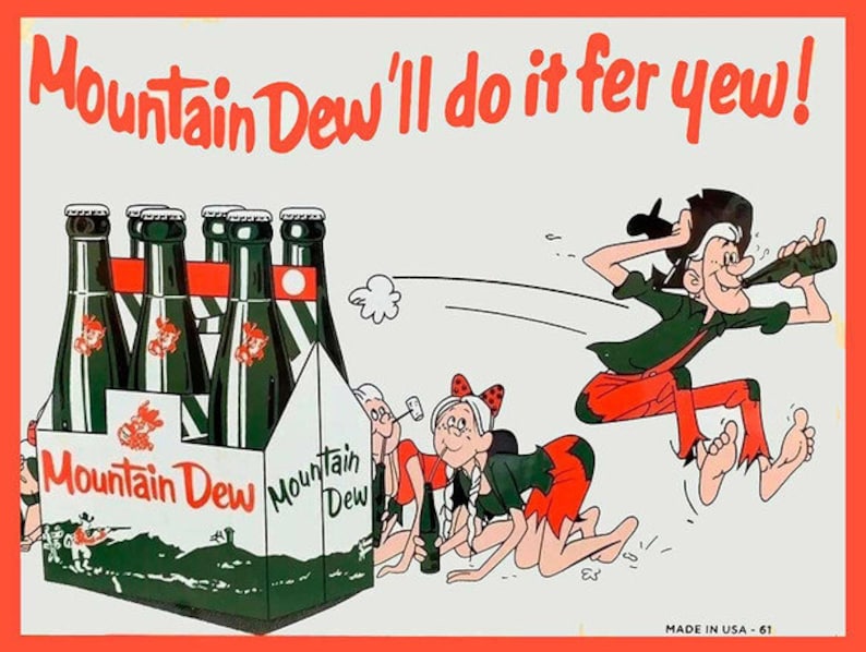 Mountain Dew Do It Metal Advertising Sign - Etsy
