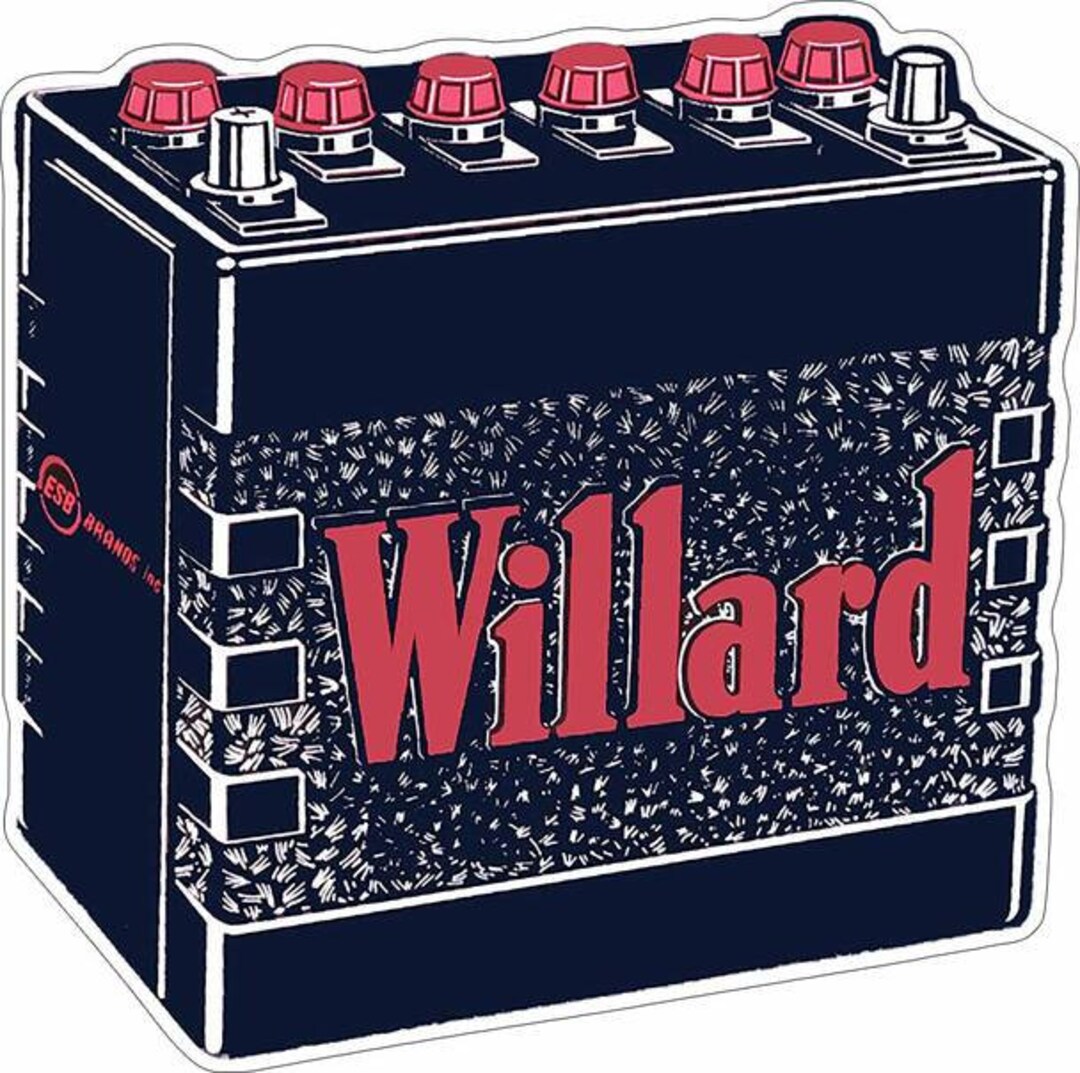 Battery Metal Sign Willard - Etsy