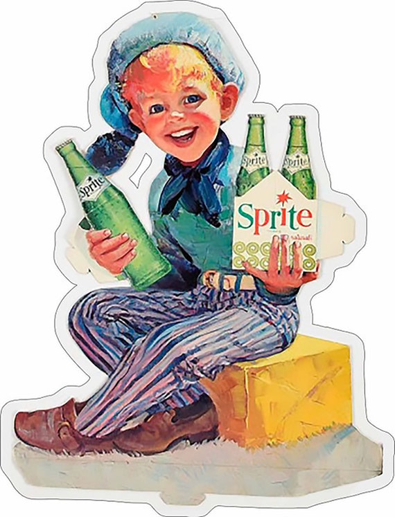 Sprite Boy Advertisement Laser Cut Metal Sign - Etsy
