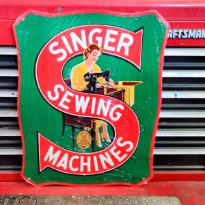 Singer Sewing Machines Laser Cut Metal Advertising Sign - Etsy