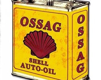 Motor Oil Can Metal Sign | Etsy