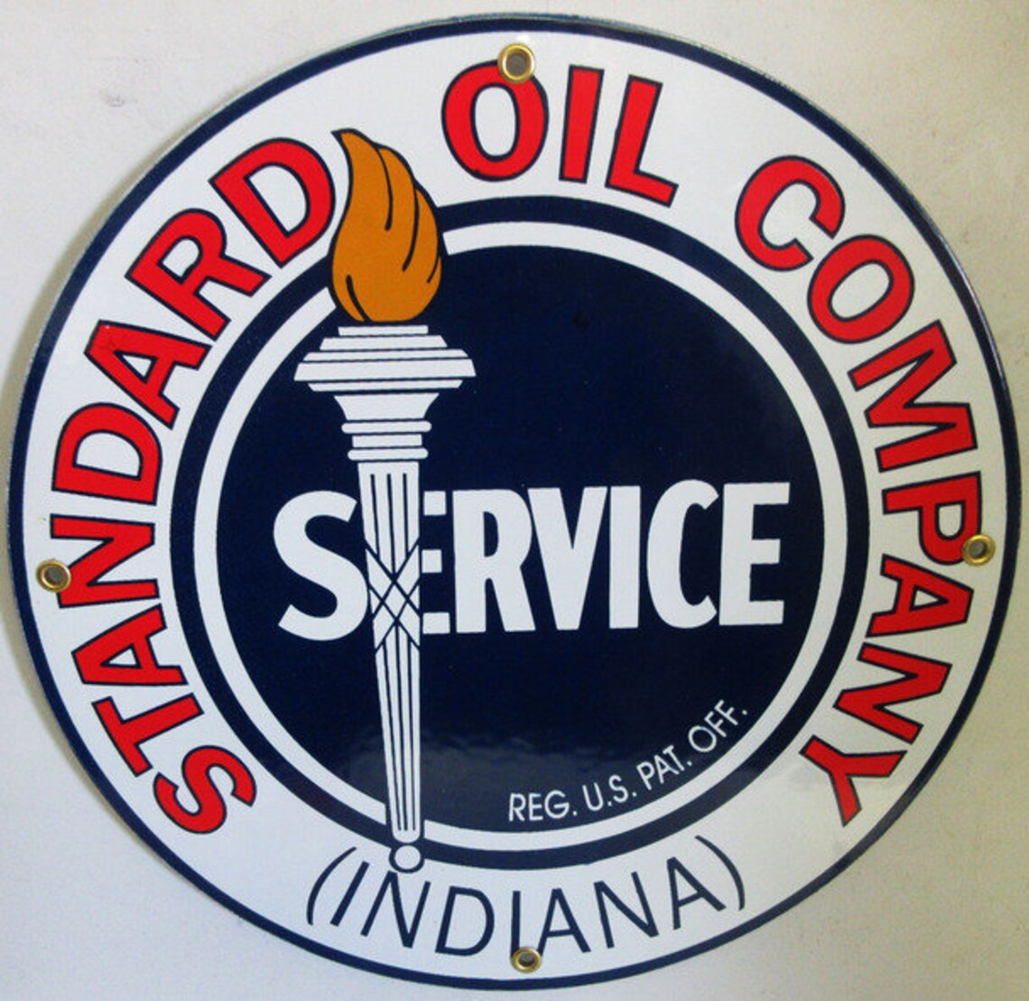Standard Oil Company 12 New Round Porcelain Metal Sign - Etsy