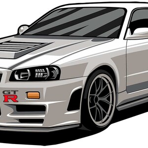 Nissan Skyline GTR Laser Cut Metal Sign - Etsy