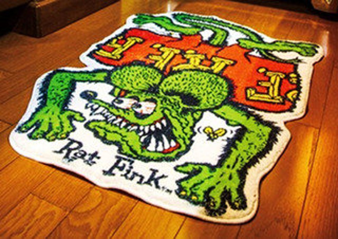 Rat Fink Floor Mat - Etsy