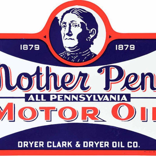 Penn Motor Oil Sign - Etsy