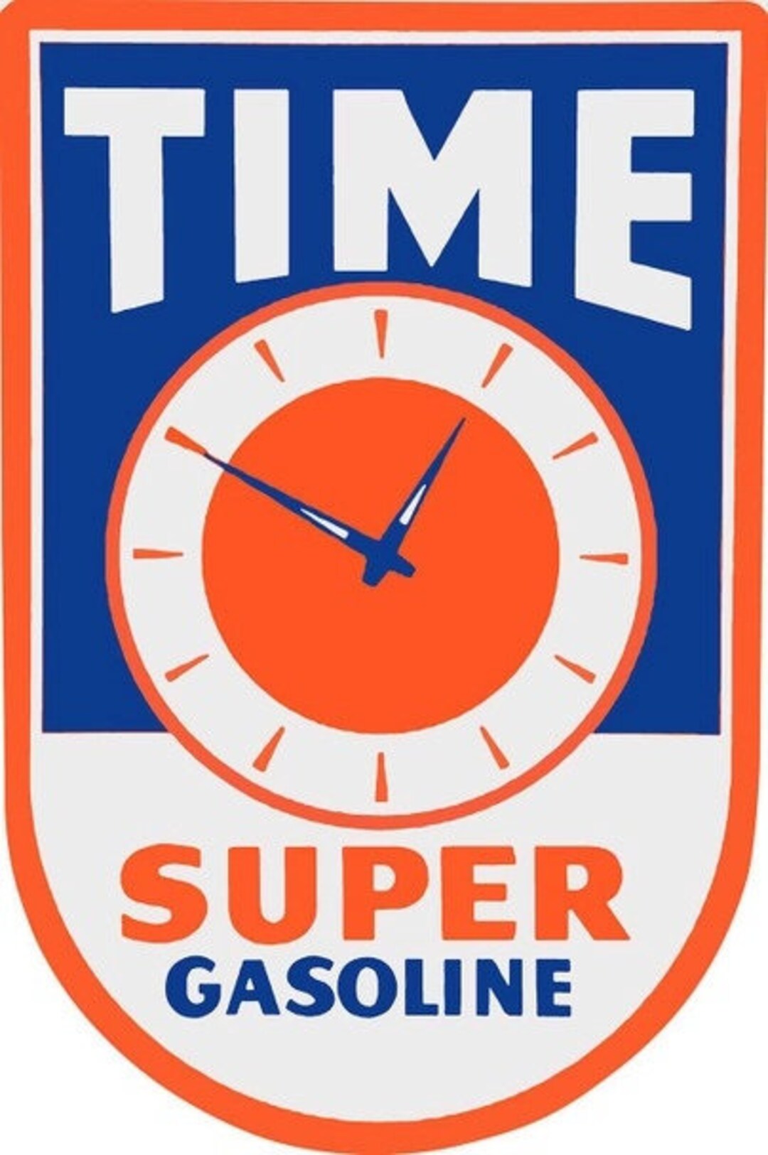 Time Gasoline Laser Cut Metal Sign - Etsy