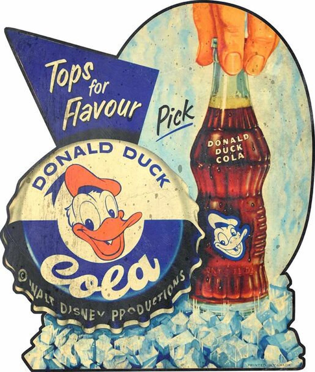 Soda Advertisement Metal Sign - Etsy
