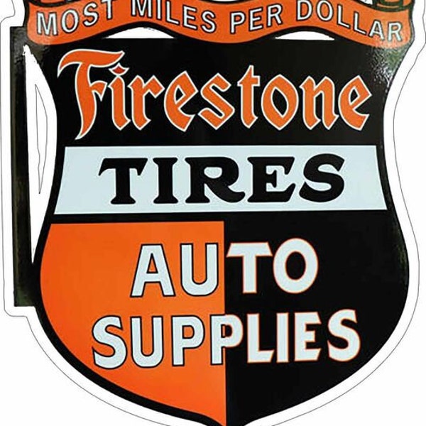 Firestone Tire Sign - Etsy