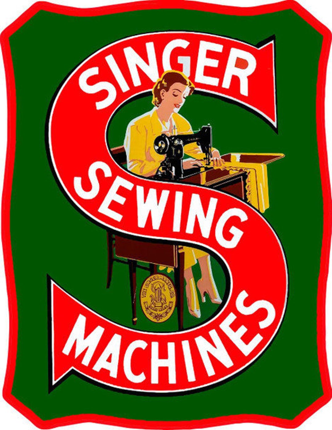 Singer Sewing Machines Laser Cut Metal Advertising Sign - Etsy
