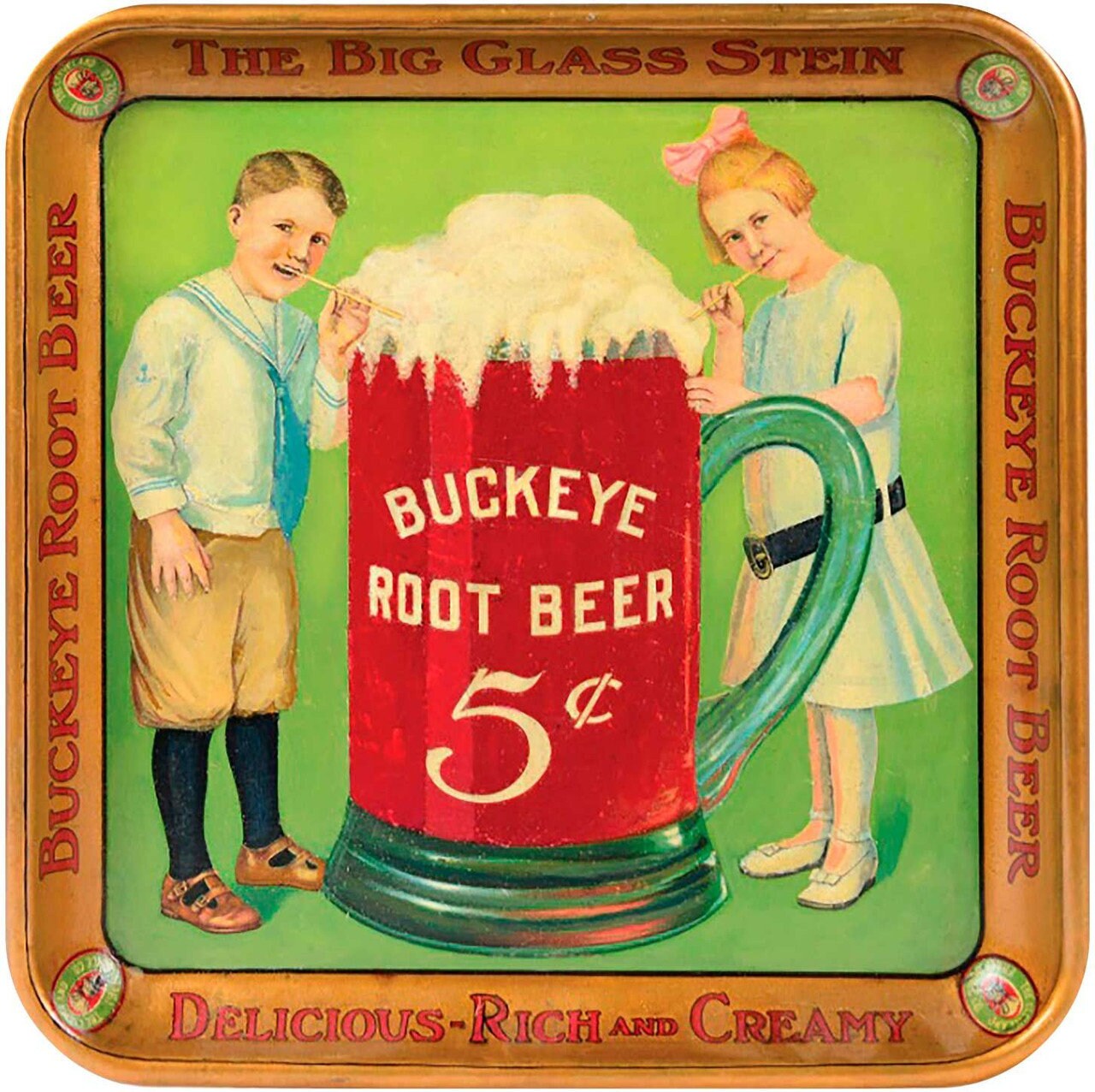 Metal Sign " Buckeye Root Beer " - Etsy