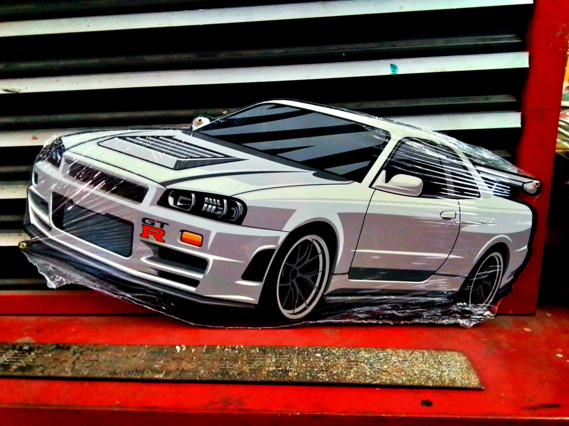 Nissan Skyline GTR Laser Cut Metal Sign - Etsy