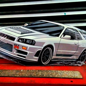 Nissan Skyline GTR Laser Cut Metal Sign - Etsy