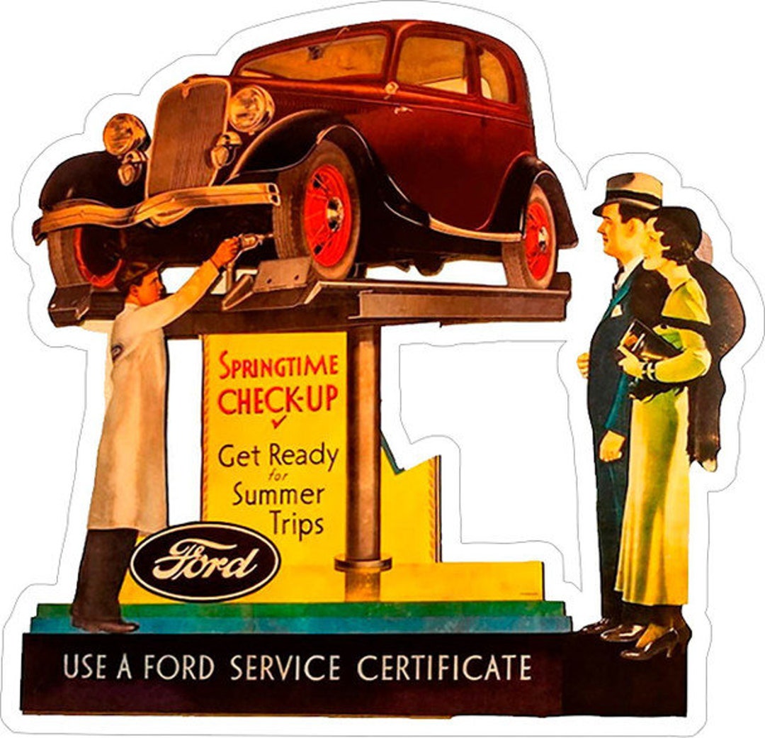 Ford Service Center Laser Cut Advertising Metal Sign - Etsy