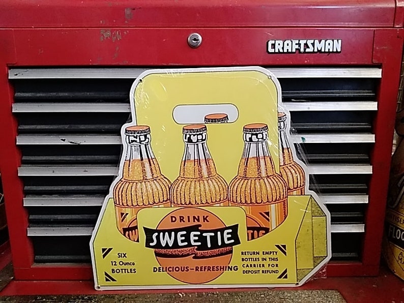 Sweetie Six Pack Soda Laser Cut Metal Advertisement Sign - Etsy