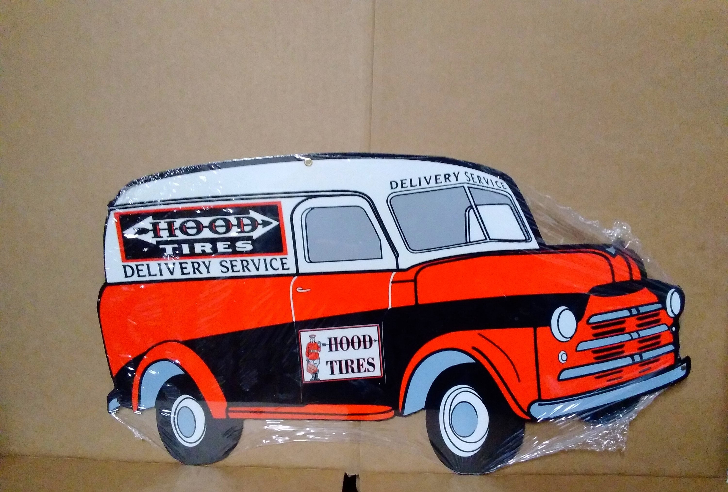 Hood Tire Delivery Sedan Laser Cut Metal Advertising Sign - Etsy