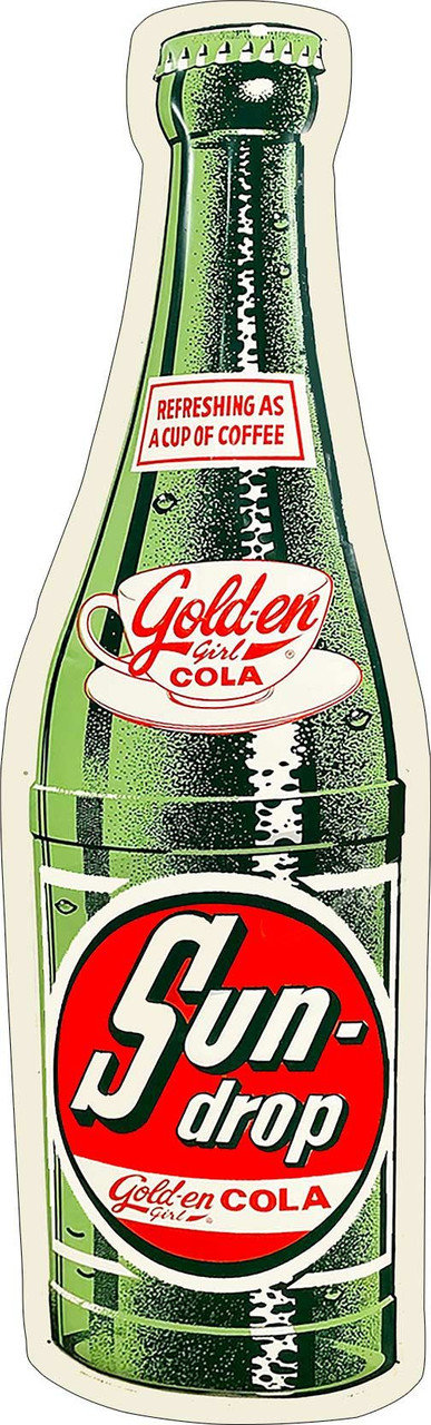 Sun Drop Cola Plasma Cut Advertising Metal Sign - Etsy