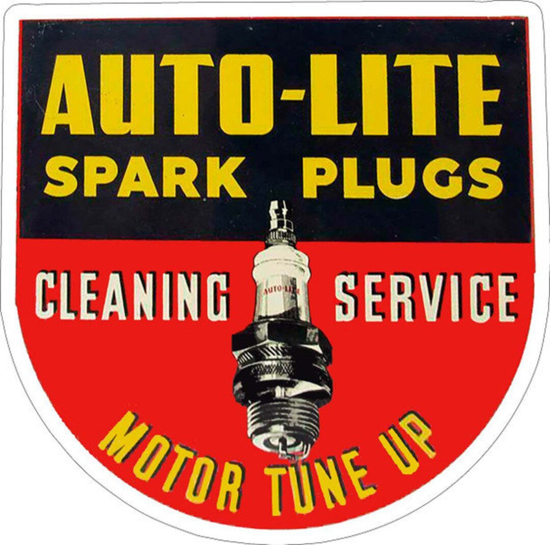 Auto-lite Spark Plugs Laser Cut Advertising Metal Sign - Etsy