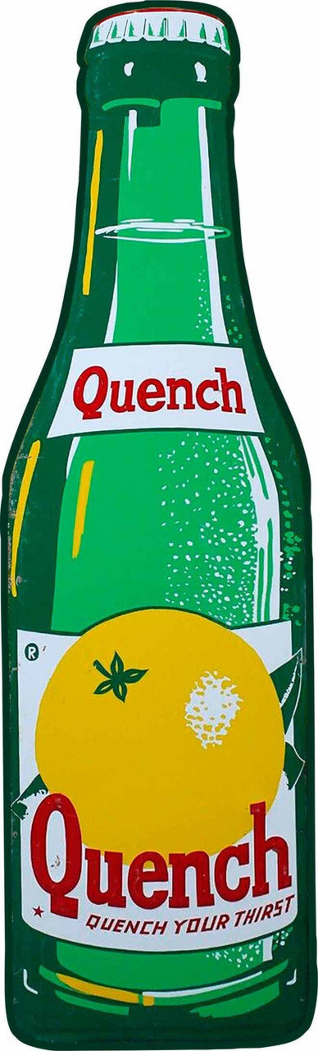 Quench Soda Bottle Laser Cut Advertising Metal Sign - Etsy