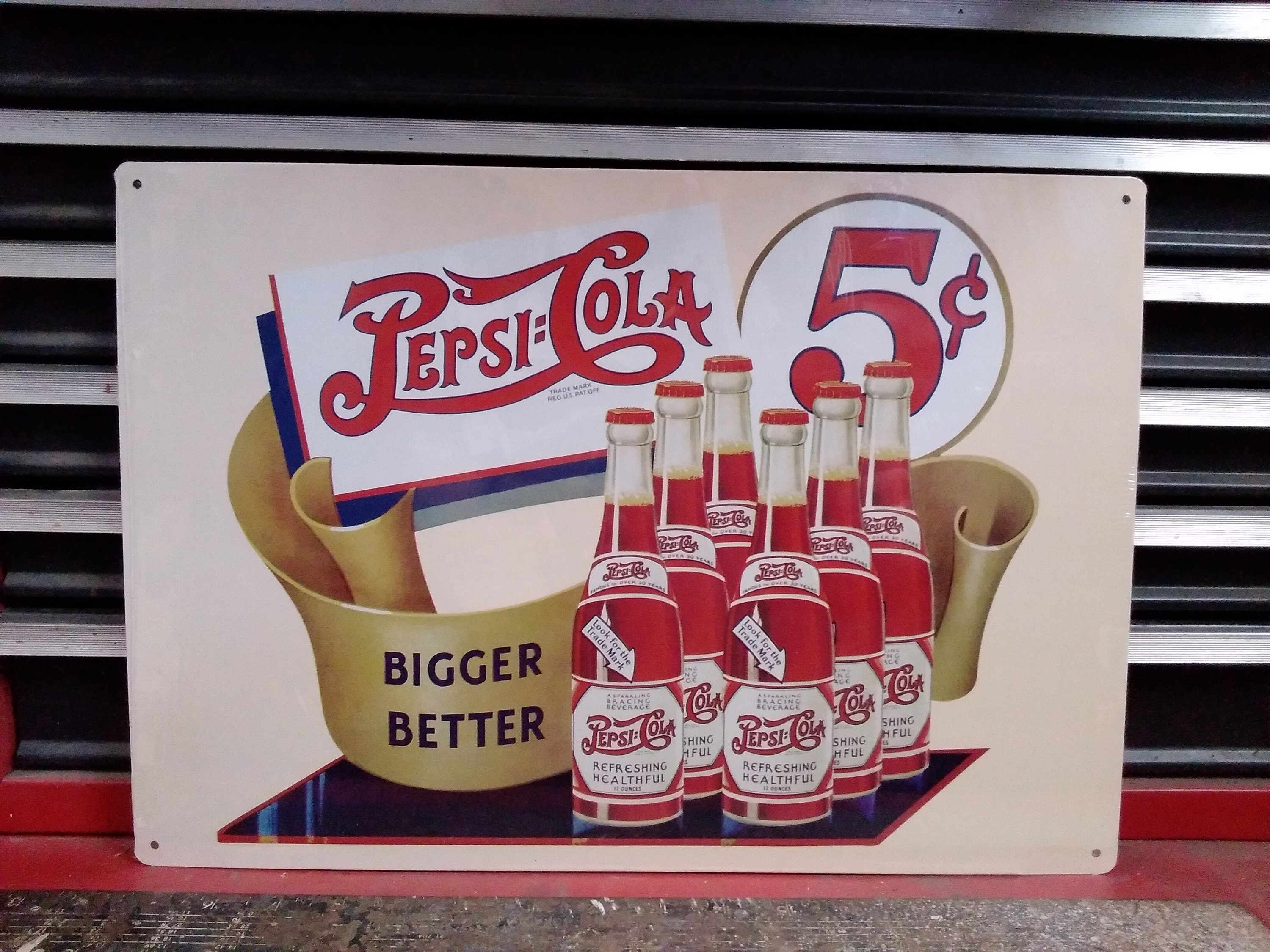 Pepsi-cola Metal Signs 3 Signs Package Made in the Usa - Etsy