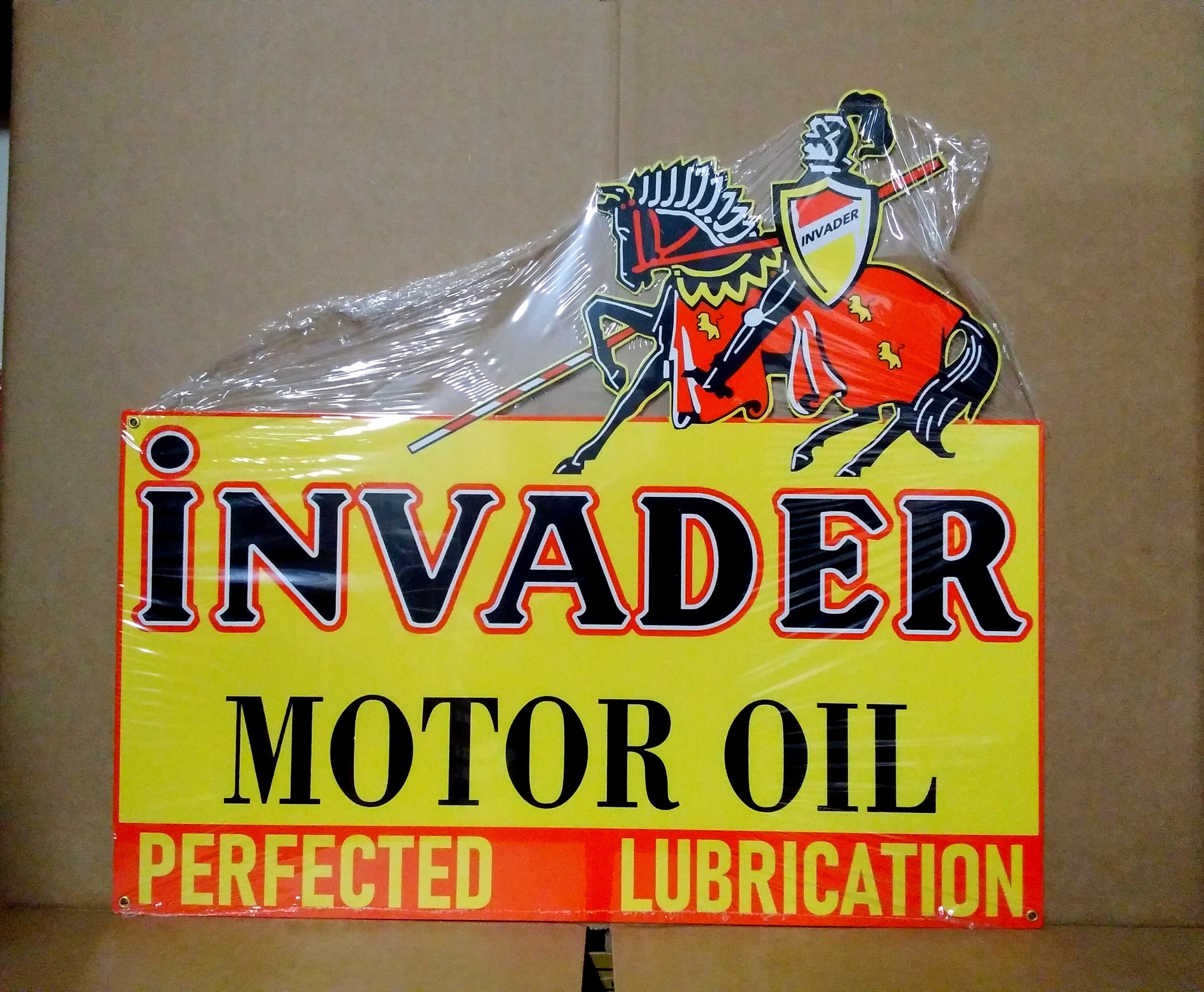 Invader Motor Oil Laser Cut Metal Sign - Etsy