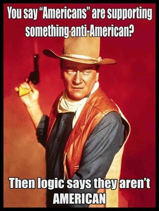 John Wayne Americans Metal Sign - Etsy