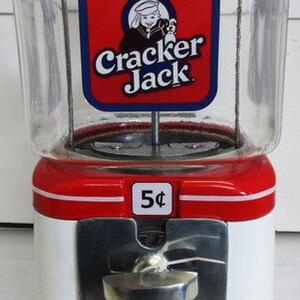 Acorn Nickel Peanut / Candy Bulk Vend Dispenser Cracker Jack Theme ...