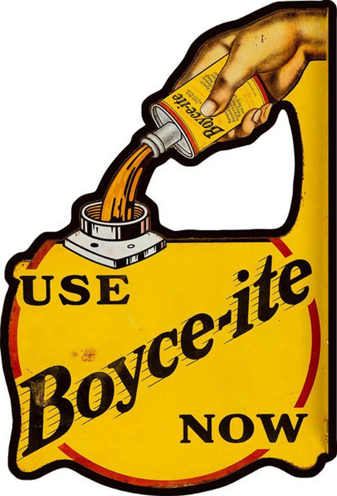 Boyce-ite Laser Cut Metal Advertisement Sign 16" by 11" - Etsy