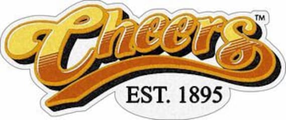 Cheers Est. 1895 Logo Plasma Cut Metal Sign | Etsy