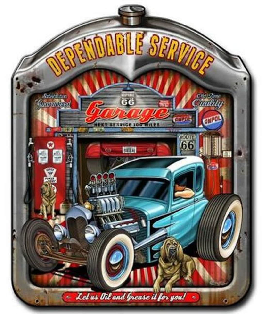 Dependable Service Radiator Plasma Metal Sign - Etsy