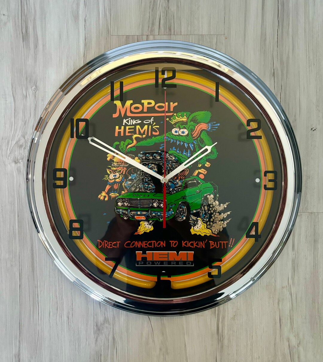 Rat Fink Neon Clock King of the Hemi S - Etsy