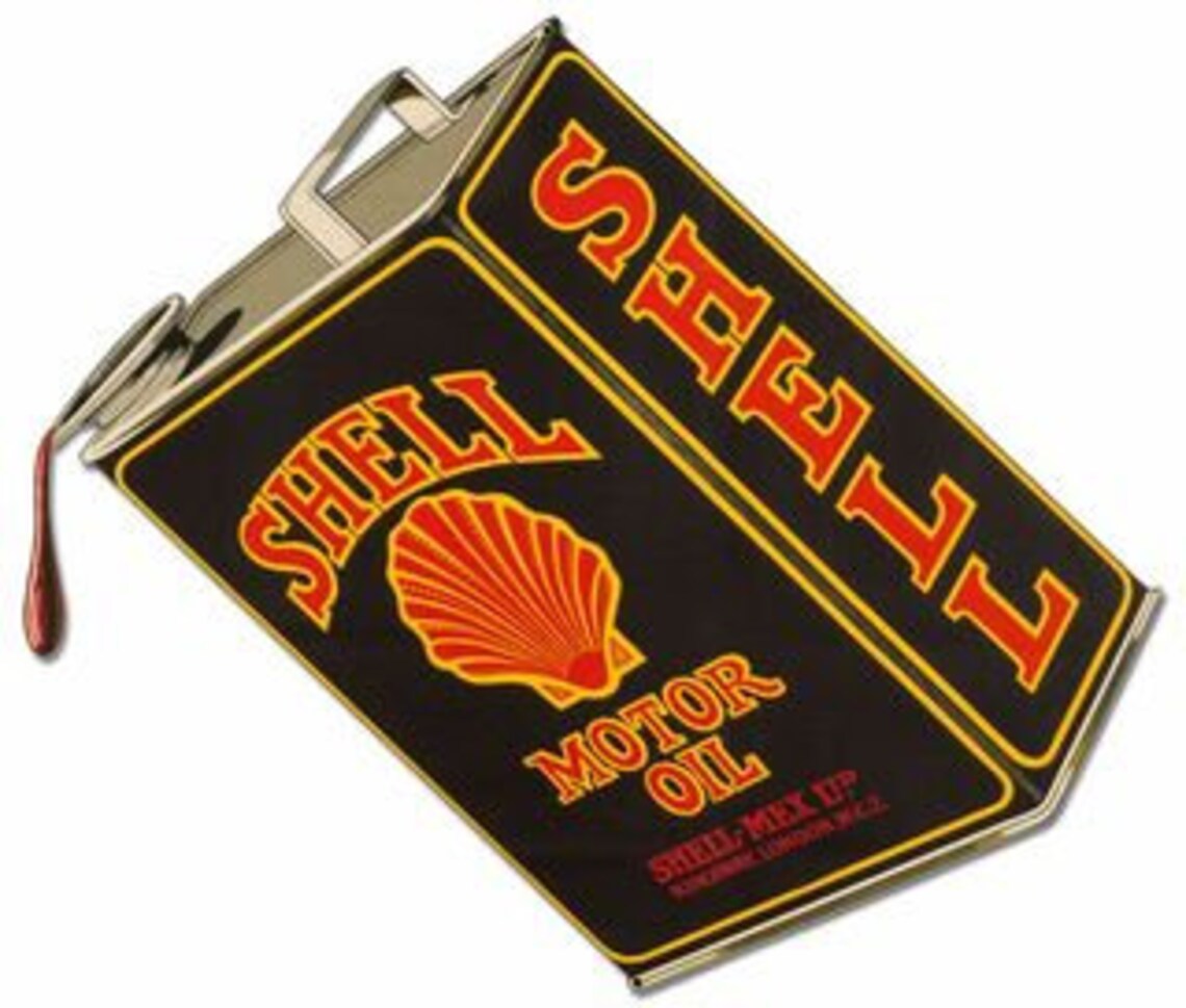 Motor Oil Can Metal Sign - Etsy