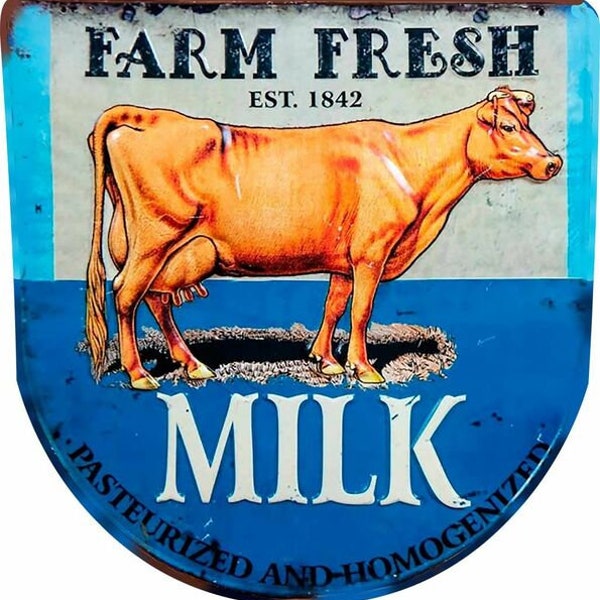 Fresh Milk Sign - Etsy