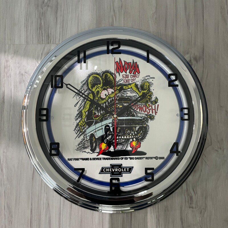 Rat Fink Wall Clock - Etsy