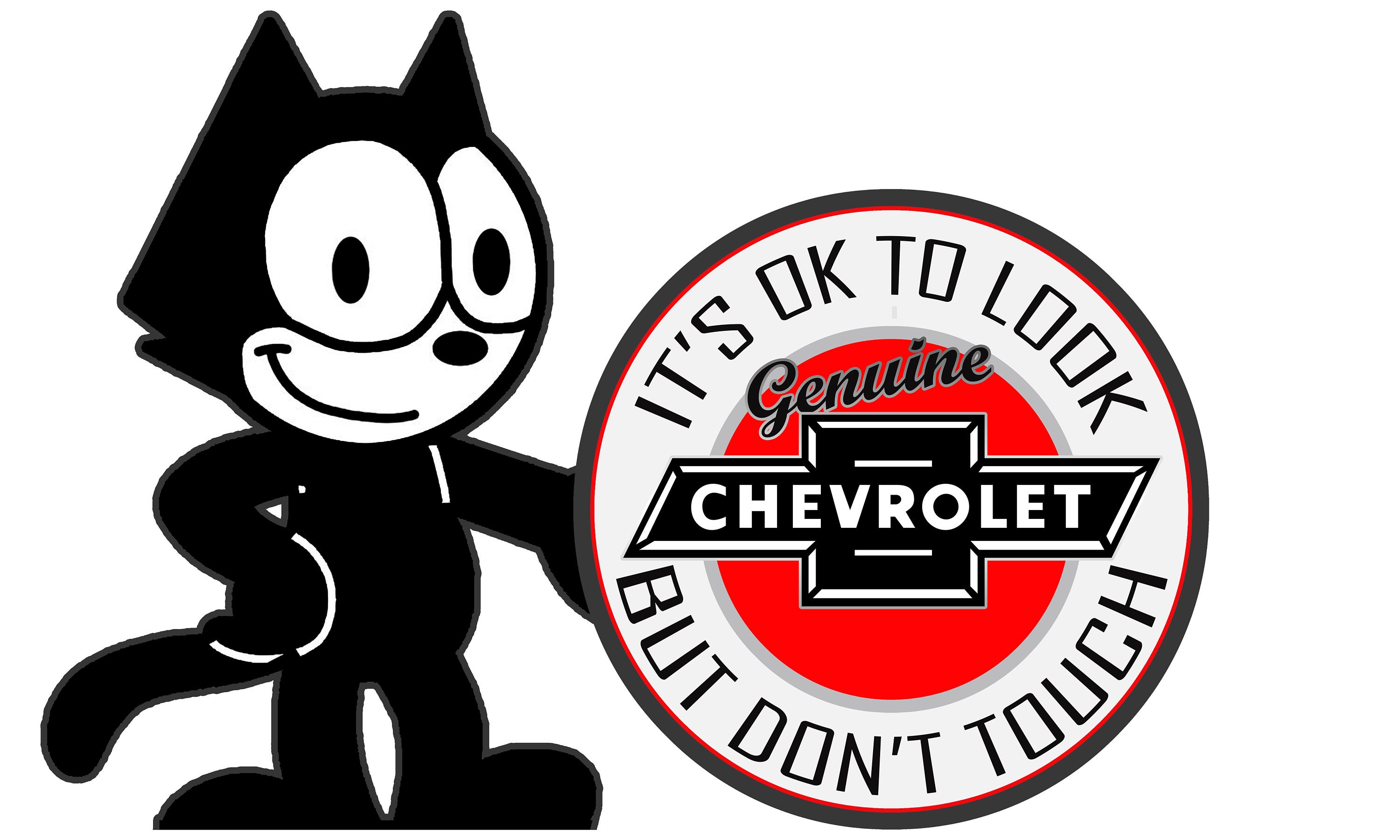 Felix Genuine Chevrolet Laser Cut Metal Advertising Sign - Etsy