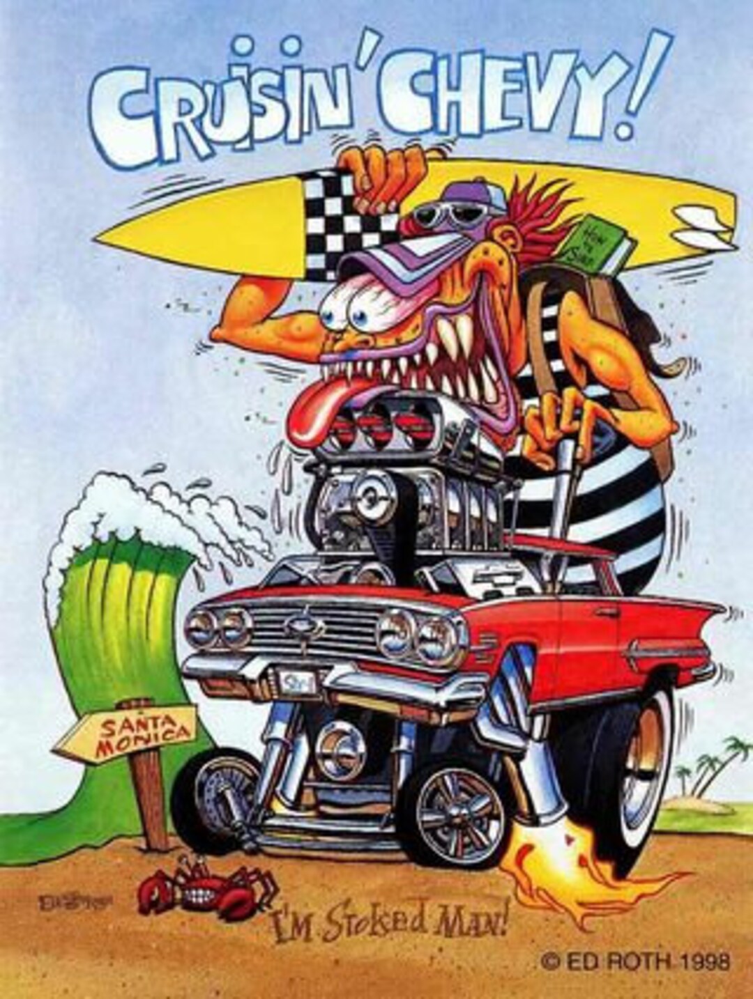 Rat Fink Metal Sign ( Cruisin Chevy ) - Etsy
